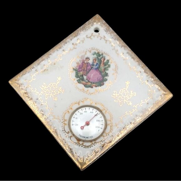 Vintage | Accents | Vintage Hand Painted Porcelain Tile Wall ...